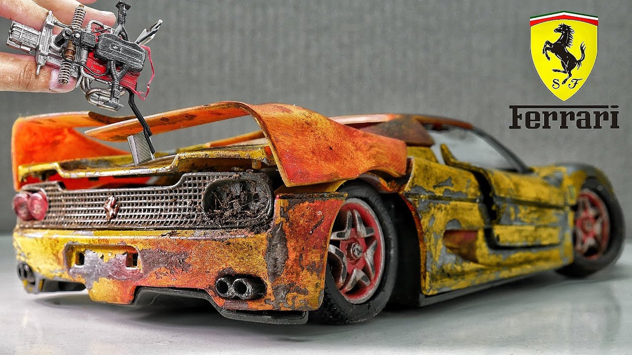 Ferrari F50 РЕСТАВРАЦИЯ МОДЕЛЬКИ АВТО