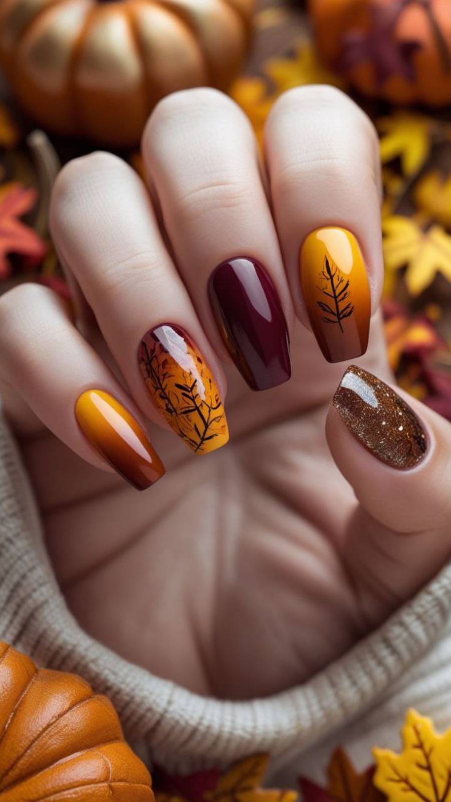 Дизайн ногтей │ОСЕНЬ - 2025 │Модные оттенки