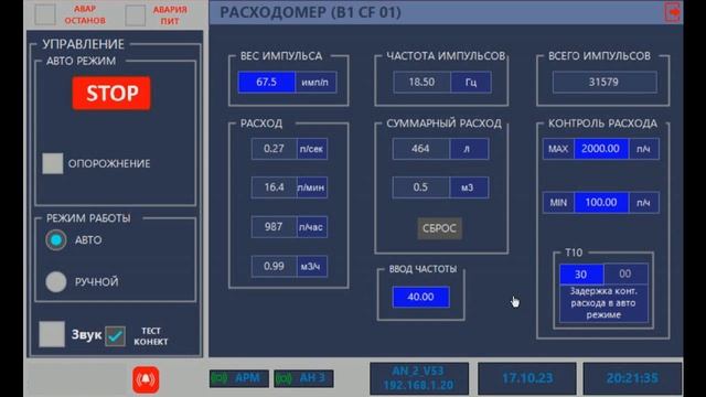 Автоматическая полимерная станция для приготовления раствора флокулянта из гранул