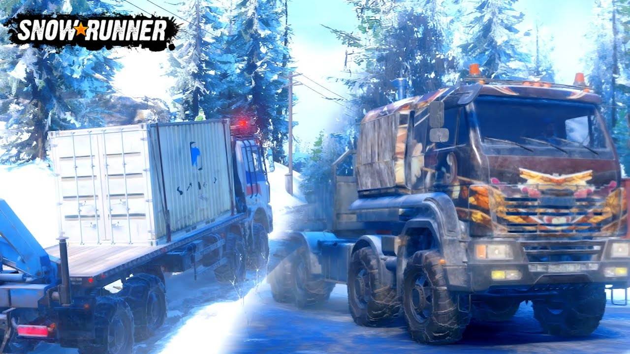 Строится ещë одна буровая площадка ► SnowRunner #25