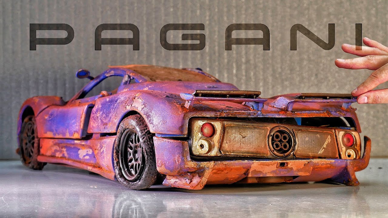 Pagani Zonda C12 S РЕСТАВРАЦИЯ МОДЕЛЬКИ АВТО