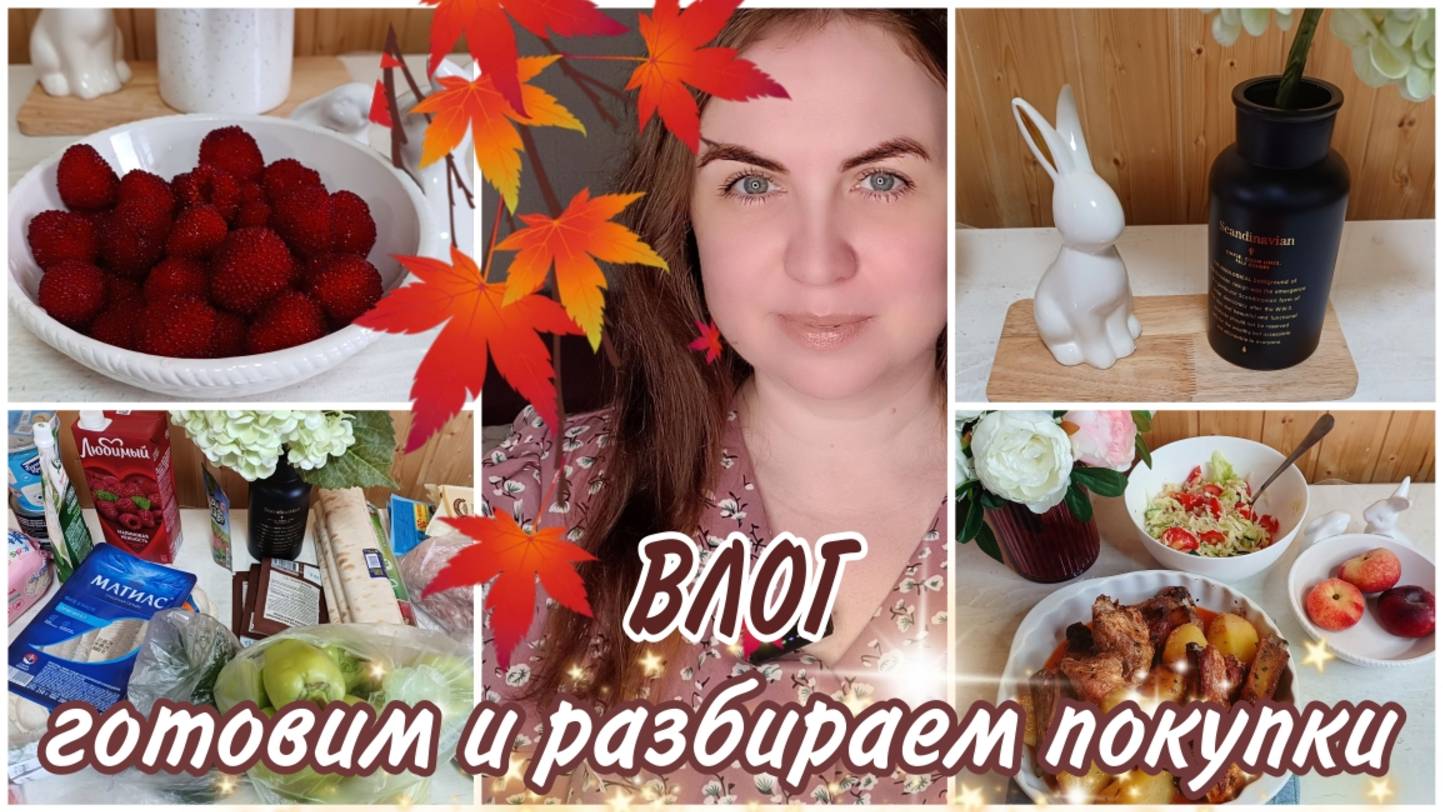 ВЛОГ Готовлю вкусное блюдо, разбираю покупки продуктов и для дома. Попала в больницу.