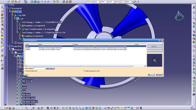 finish toolpath 9