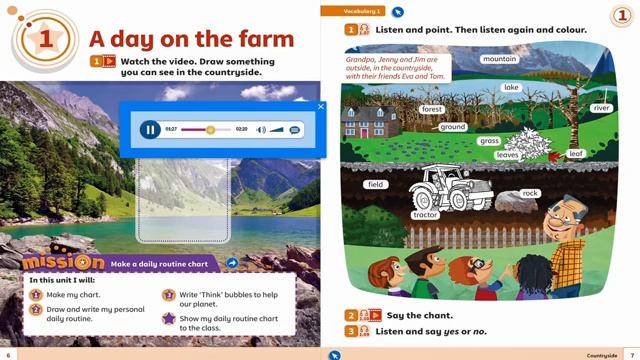 Power Up 2  - Unit 1_ A day on the farm - Lesson 1