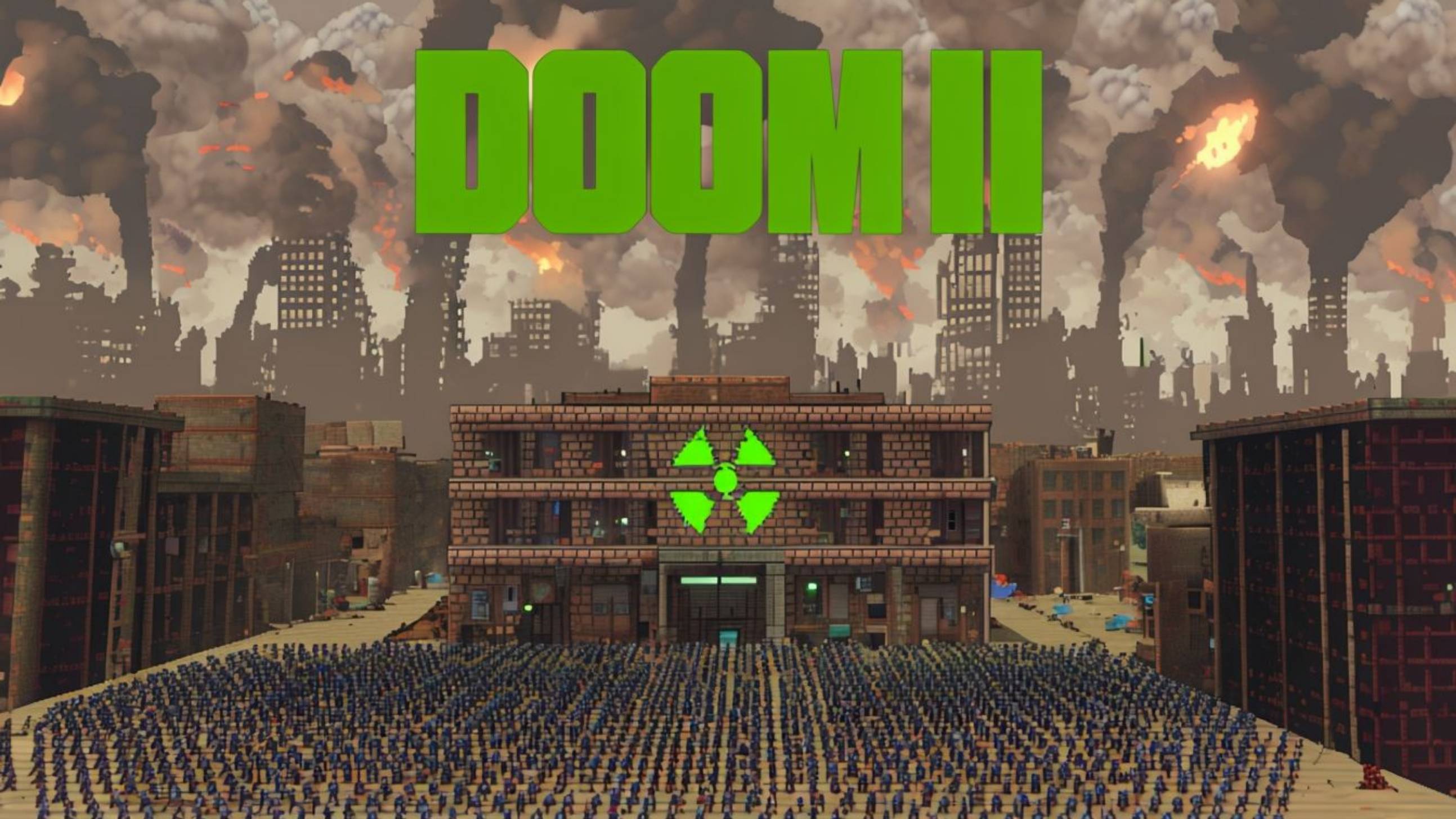 DOOM II №5 Режим "Игросериал" 60к/с - Большая арена.