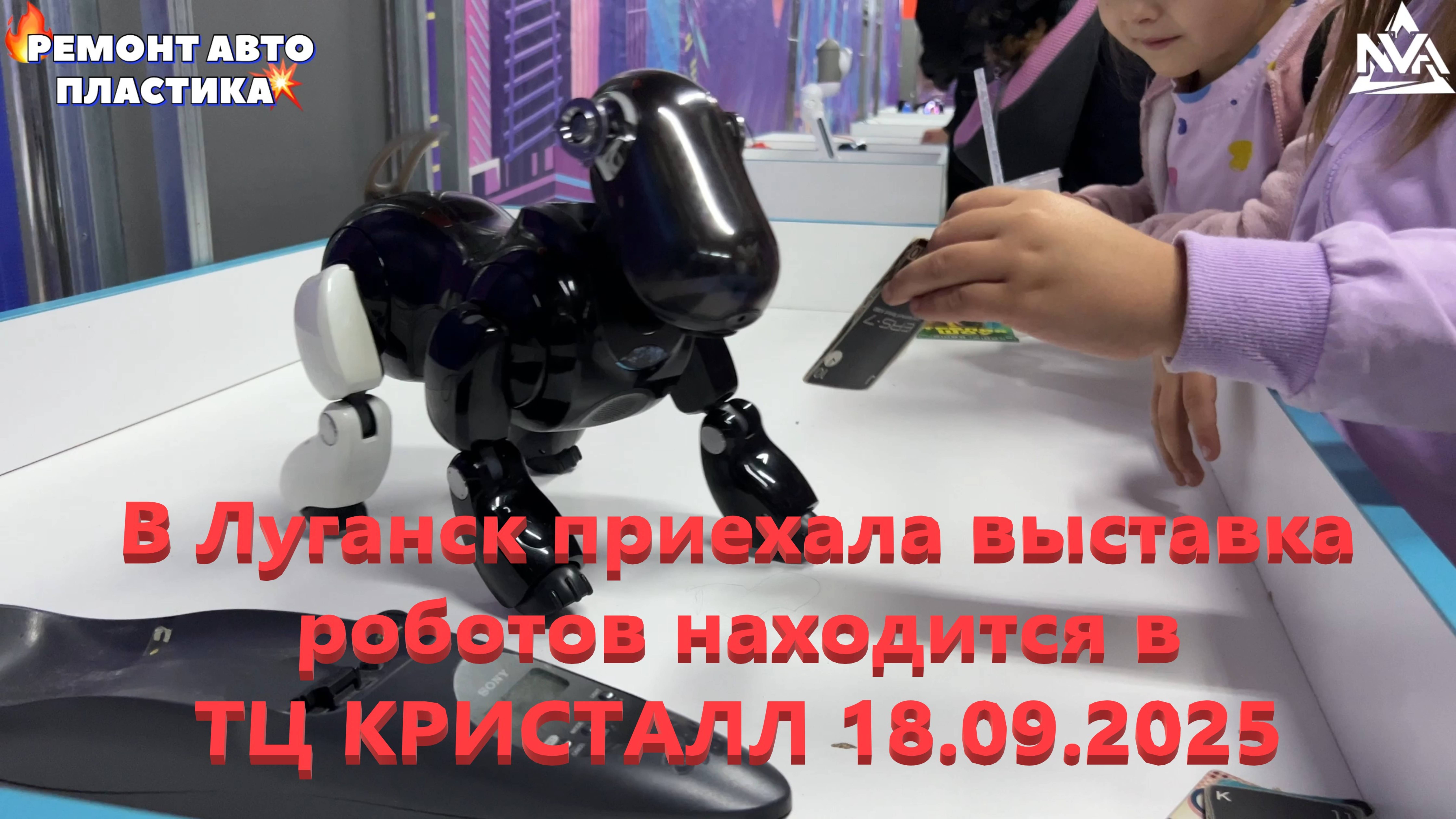 В Луганск приехала выставка роботов находится в ТЦ КРИСТАЛЛ 18.09.2025