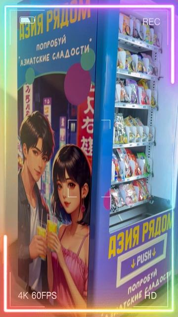 Азиатские снеки и сладости, отправляем очередной автомат в город Чебоксары