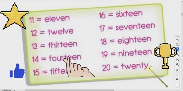 Spotlight 3 Numbers. Цифры с 11 до 20 упражнение 3 страница 12