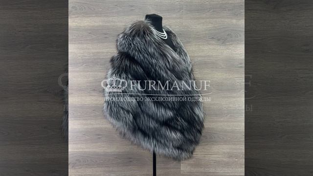 Женская палантин из натурального меха лисы,  186
