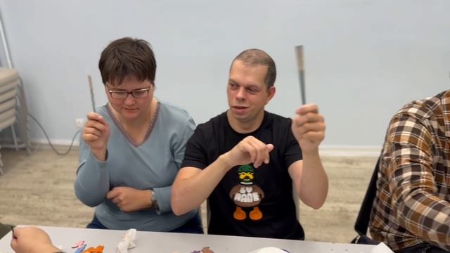 Мастер-класс в Инклюзивном кафе Люди Х