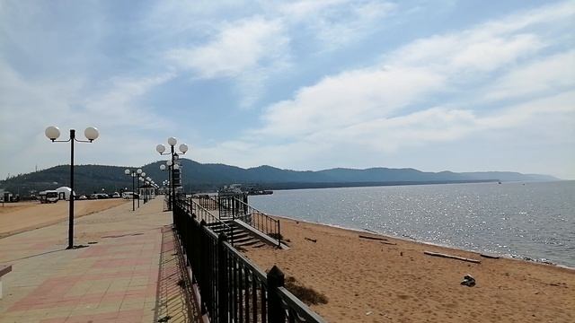 Бурятия. Турка. Набережная.