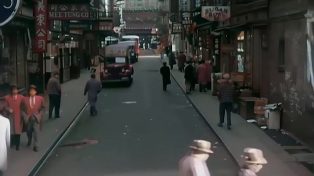 Нью Йорк 1940 . В цвете