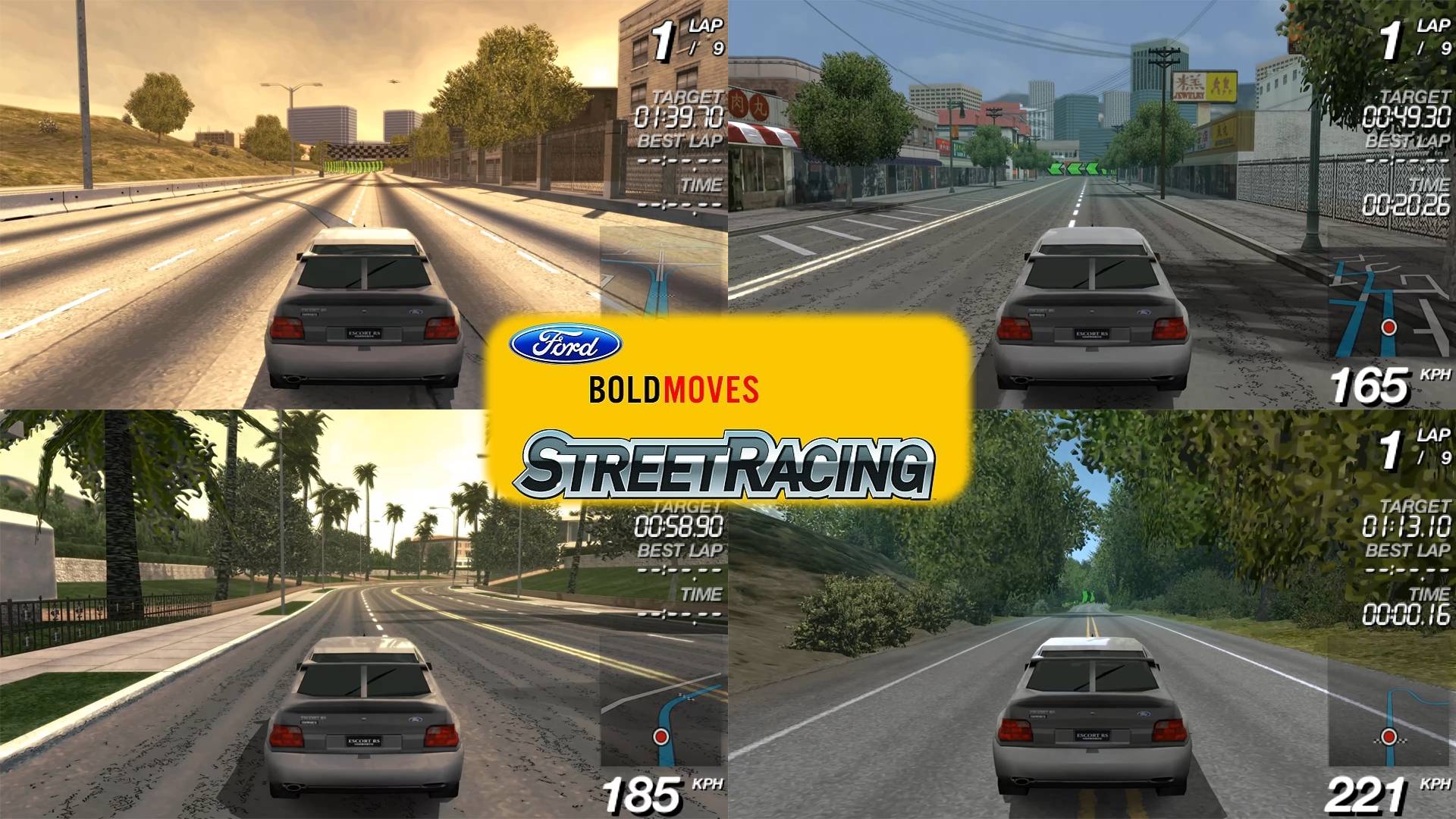 Ford Bold Moves Street Racing (PSP) - Все Гоночные Трассы