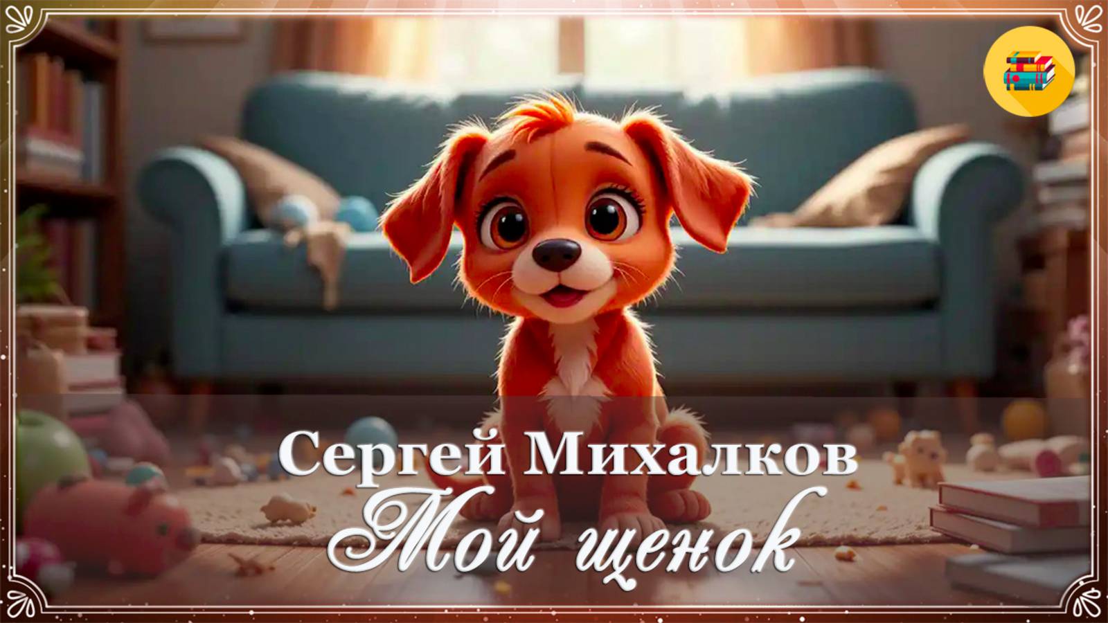 🐶 С. Михалков. Мой щенок | Стихи о животных | Стихи наизусть