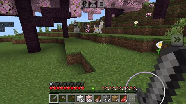 выживание minecraft с поником