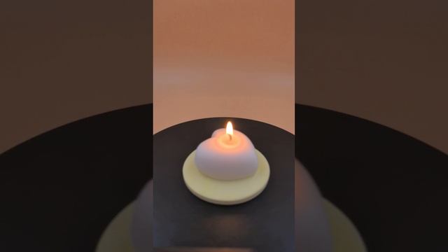 Свеча сердечко ручная работа натуральный воск