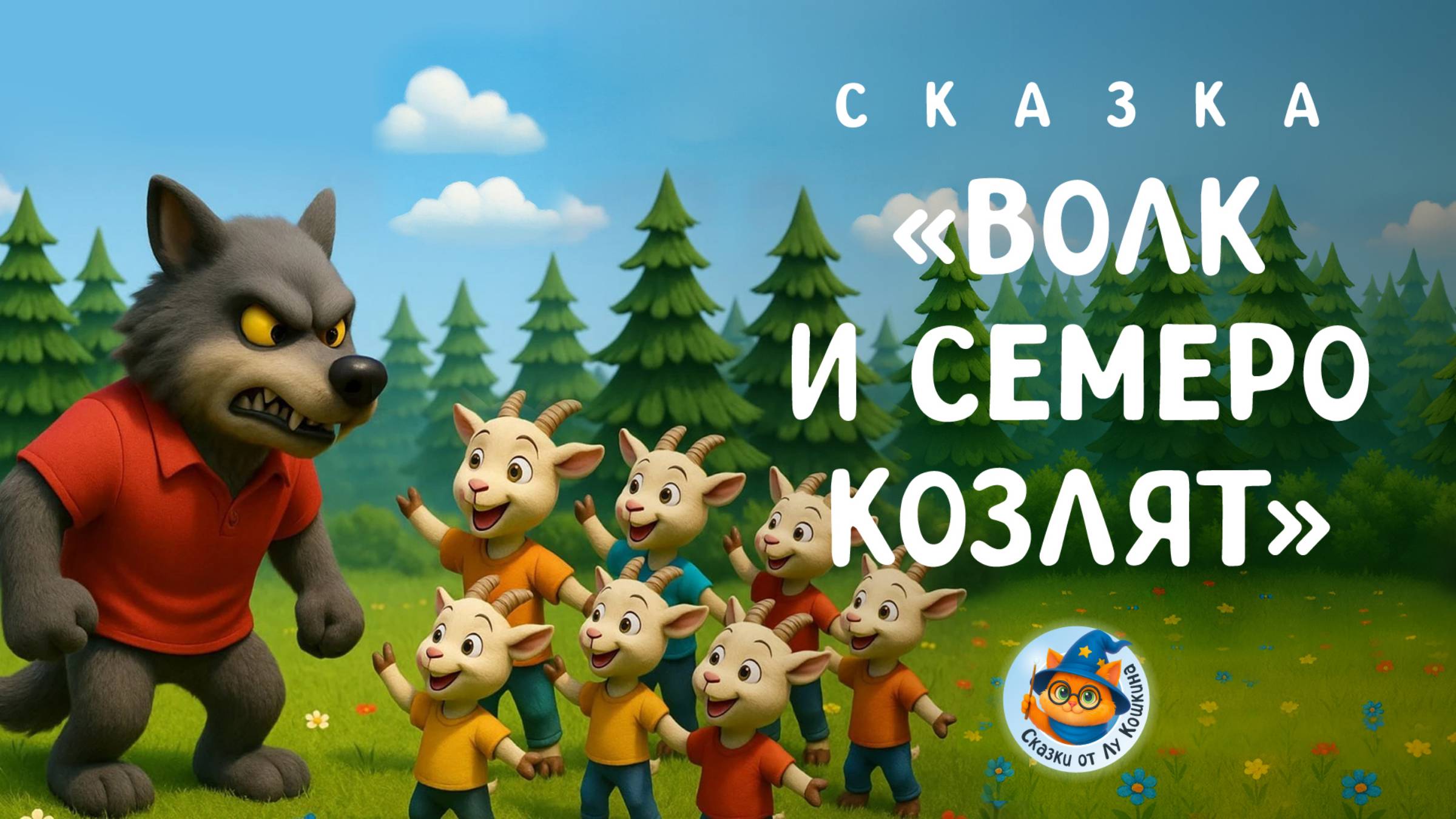 Волк и семеро козлят: как хитрость не спасла обманщика | Лу Кошкин