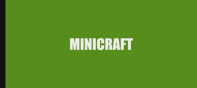 Играю в Minicraft