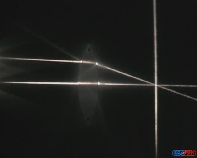 Физика. Опыты. Фокальная плоскость, побочная ось и побочный фокус