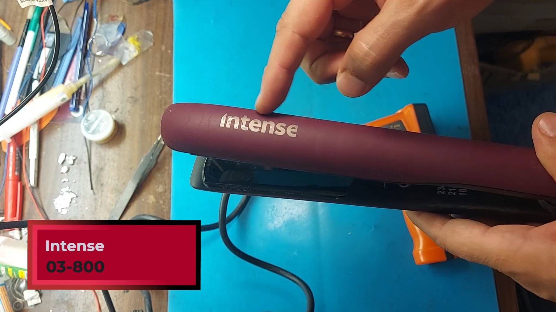 Как разобрать выпрямитель для волос Intense 03-800