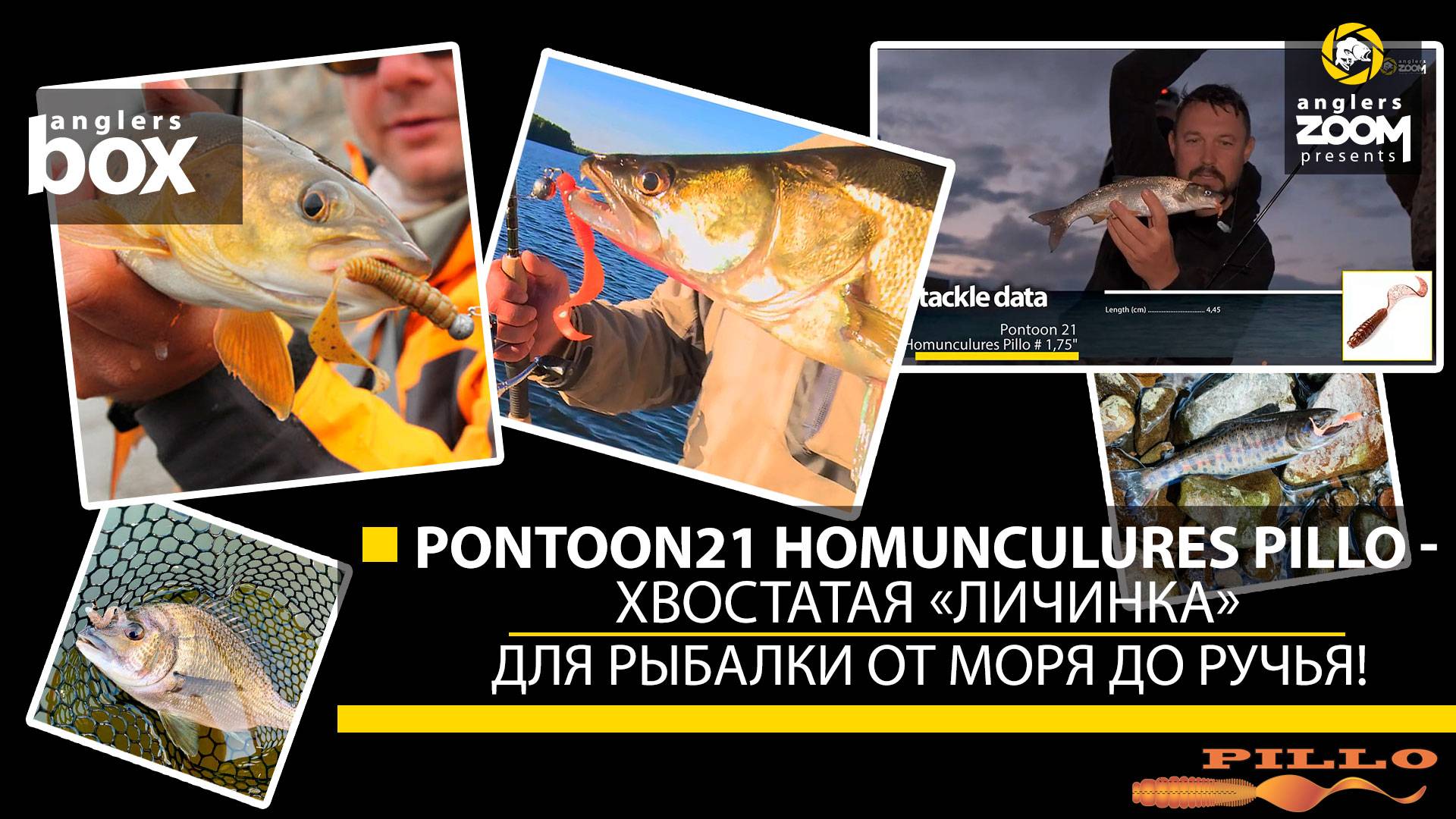 Pontoon21 HomuncuLures Pillo –  хвостатая «личинка» для рыбалки от моря до ручья! Anglers Box