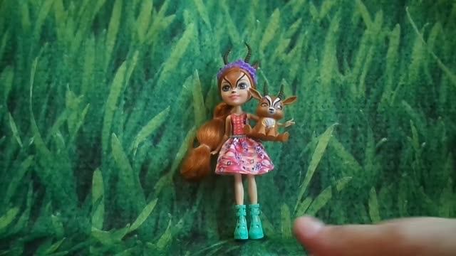 Обзор на Куклу Энчантималс Габриэла Газели Gabiela Gazelle и её зверюшку Газель Споттер Spotter.