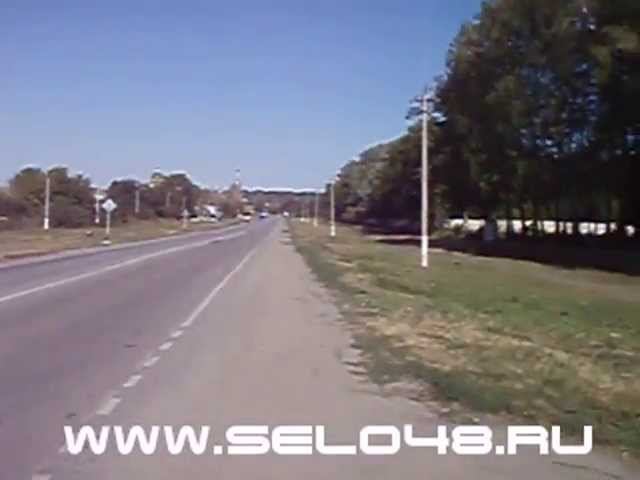 Въезд в село Троекурово с катенишенской горы.