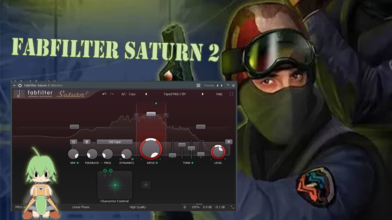 Как сделать голос из Counter-Strike 1.6 при помощи FabFilter Saturn 2