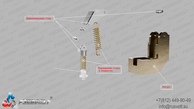 Щеткодержатель ДРПра1 (ДГ) 30х30 - чертеж 1РВ.100.230-3 ГЧ