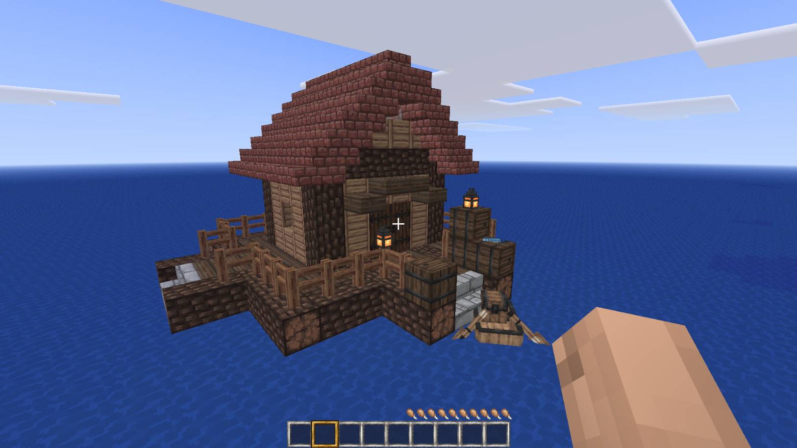 Как построить ДОМИК РЫБАКА в Minecraft POWER Play Pashok15 #minecraft #домвмайнкафте #майнкрафт