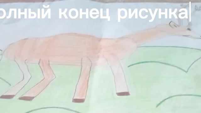 Полный конец рисунка