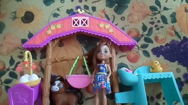 Обзор на Энчантималс Лошадка Haydie Horse и Trotter Детский сад жеребят
