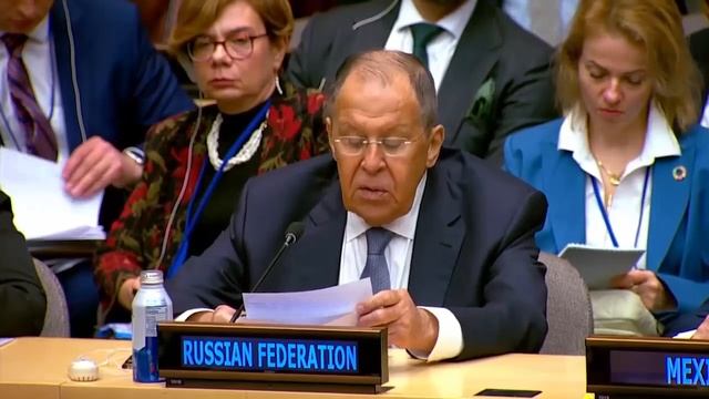 Министр МИДа России Сергей Лавров выступил в ООН, Нью-Йорк, 25.09.2025г.