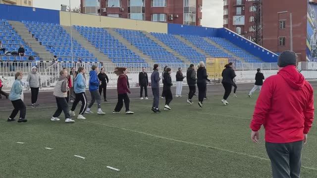 Студенты строительного факультета ПНИПУ на стадионе «Динамо»