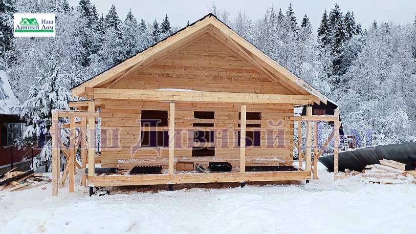 Дом 12х7,5м под усадку