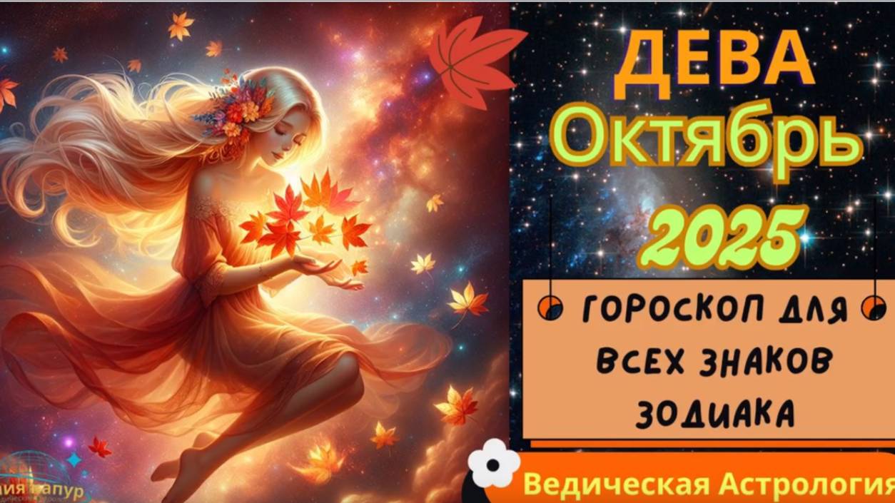 ♍Дева - гороскоп на Октябрь 2025 года. От Юлии Капур