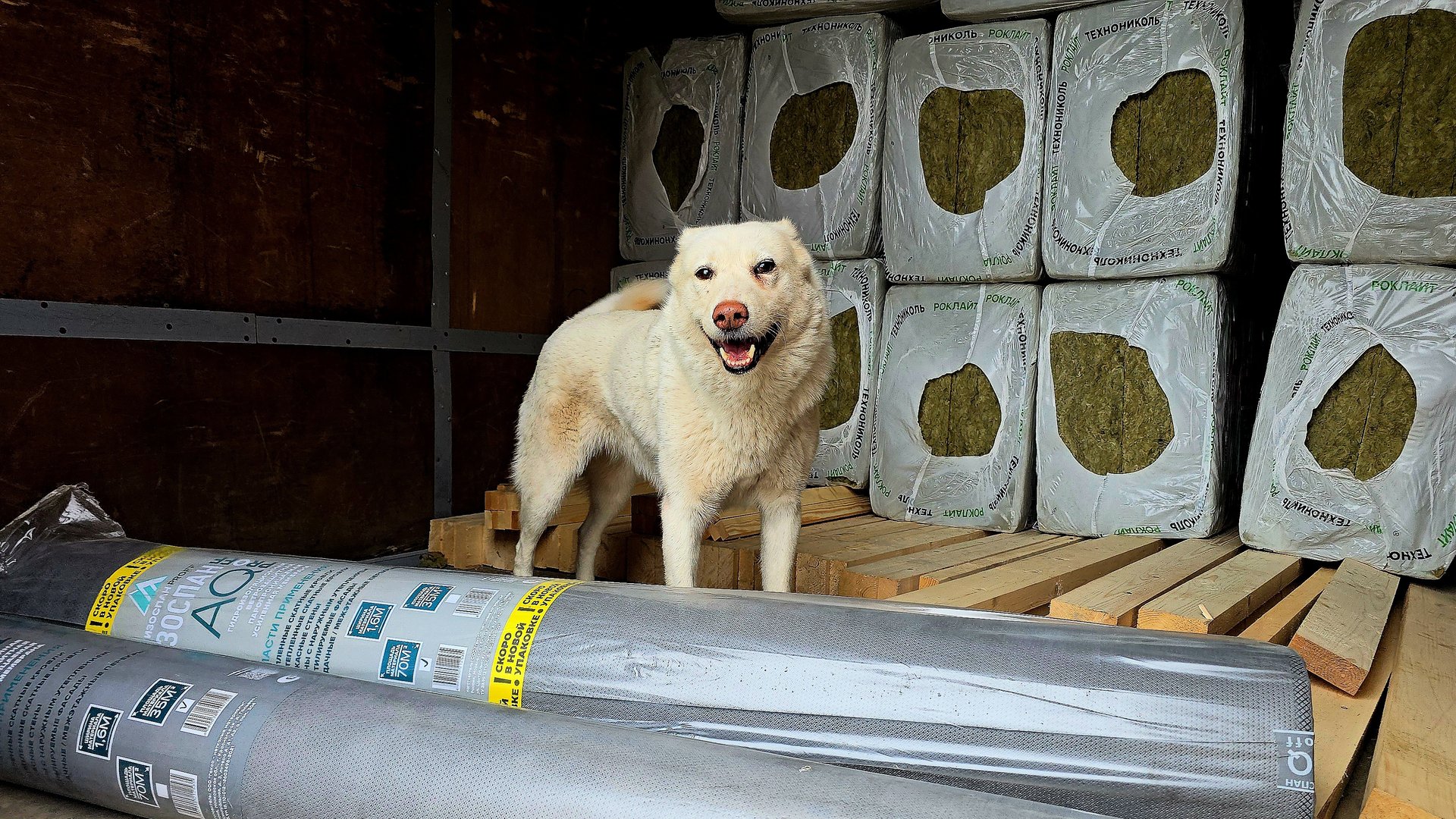 Начало утепления дома