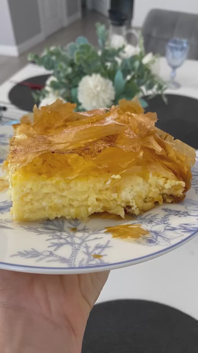 Творожный пирог с тестом фило