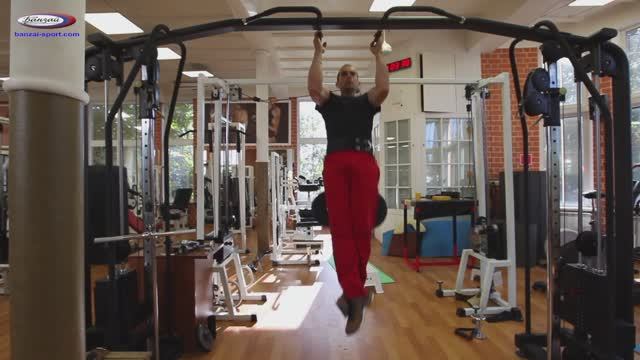 Пояс с цепями для тренировок с отягощениями на турнике и брусьях