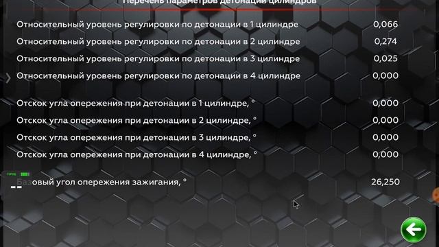 VestaXR 4, раздел ДИАГНОСТИКА