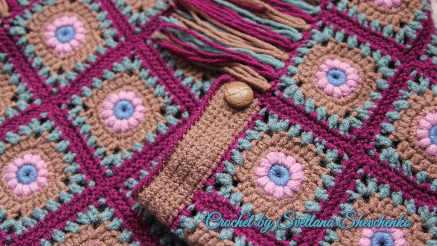 Вязание крючком - 🎀🎶🙎Детское пончо