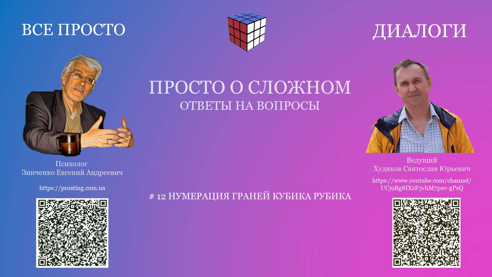 012 Нумерация граней кубика Рубика