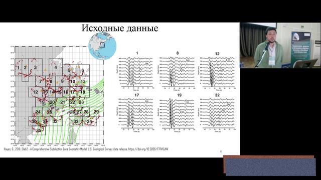Аномалии строения зоны фазовых переходов мантии в районе о. Сахалин по данным обменных волн.