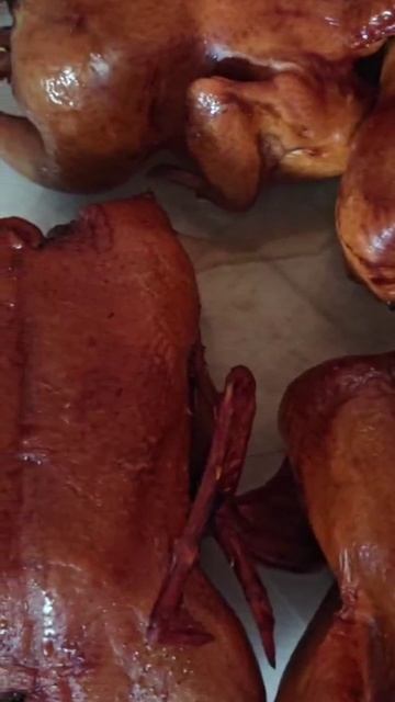 Вкусные курочки и уточка из коптильни 🐔🐔🦆 #копчение #еда #мясо