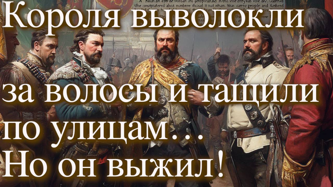 Как Станислав Август Польский Король чудом выжил после нападения заговорщиков! 👑⚔️