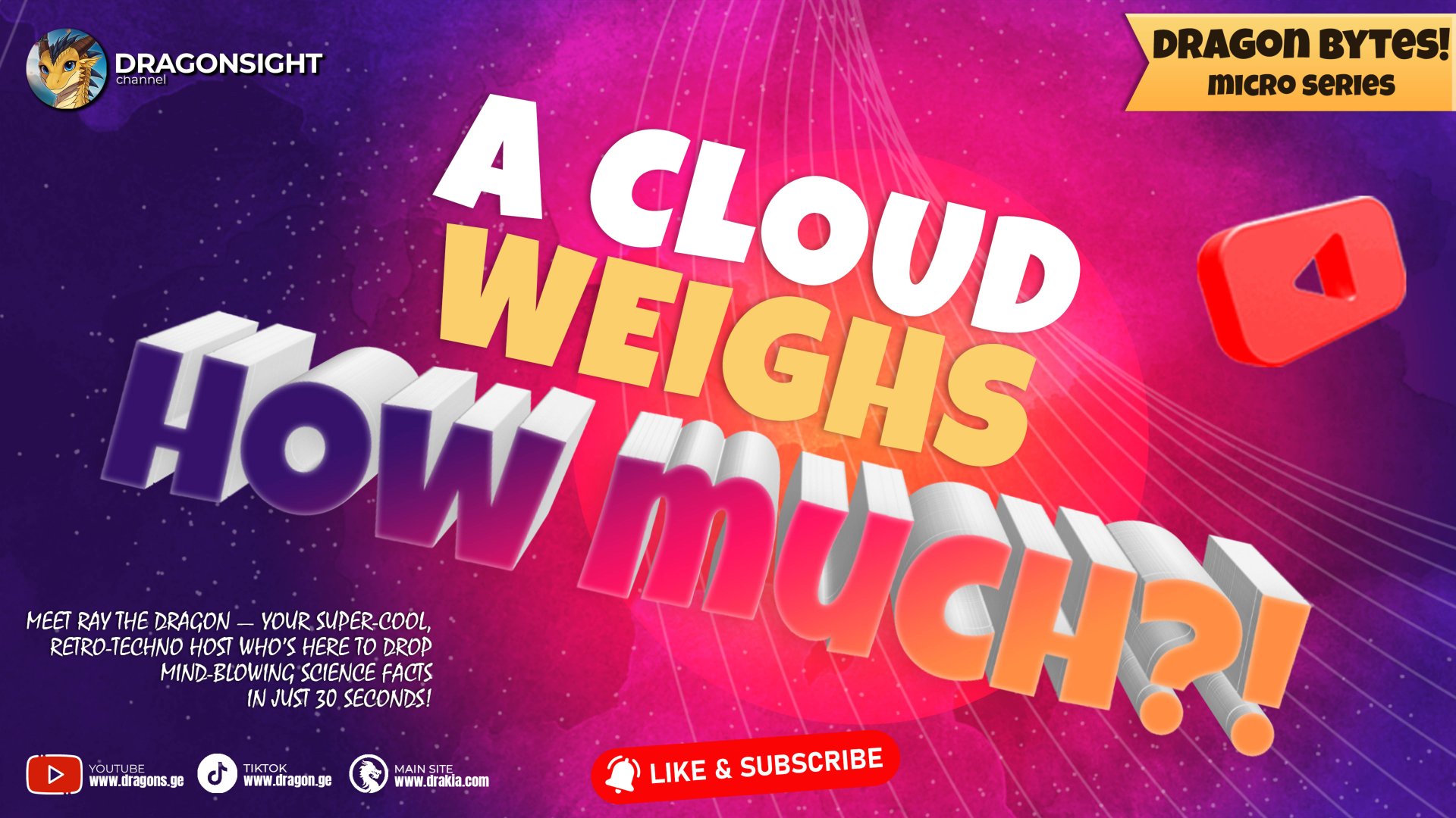 СКОЛЬКО весит облако?!