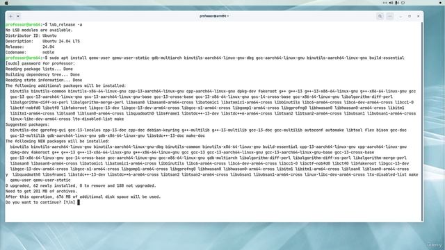 3.1 -Lab machine setup for arm assembly programming