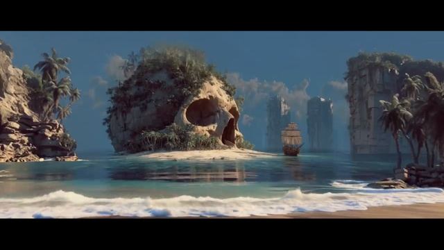 Проклятый остров - Расслабляющая музыка и атмосфера пиратской бухты, фоновая музыка