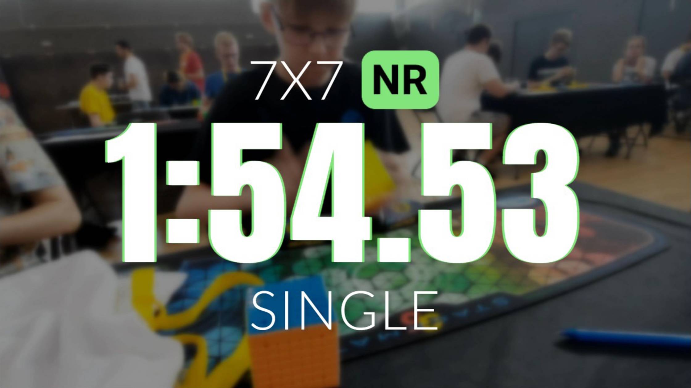 NR [1:54.53] 7x7 Single |WR18/ER5| // Warm Up Portugalete 2024