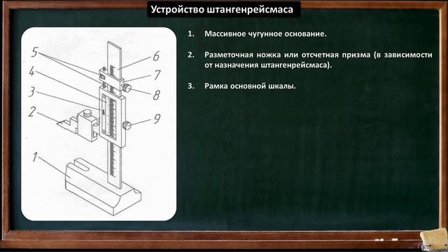 Штангенрейсмас. Устройство и назначение. Классификация
